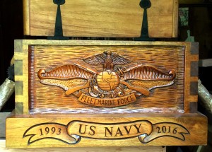 Command Presents | Hand Carved Personalized Sea Chests | Military Gifts ...